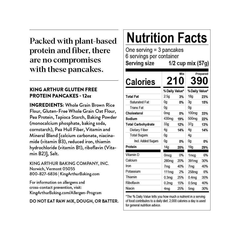 Gluten-Free Protein Pancake Mix - King Arthur Baking Company